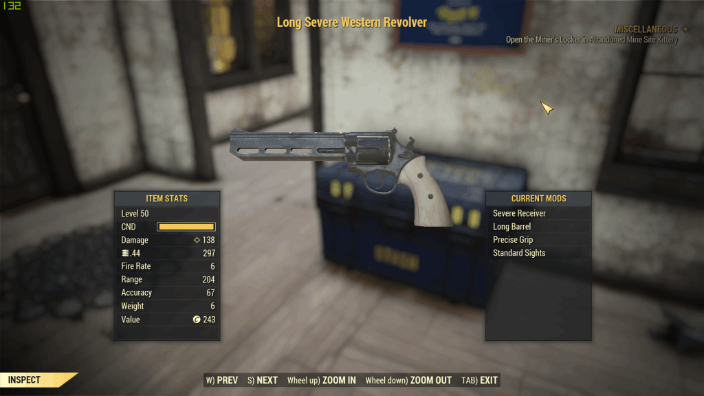 Bull Barrel replacement for revolvers - Fallout 76 Mod download