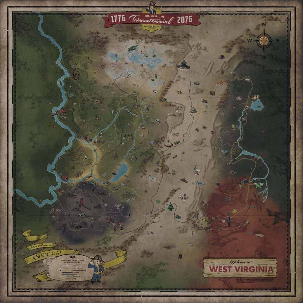 Glow in the dark map - Fallout 76 Mod download