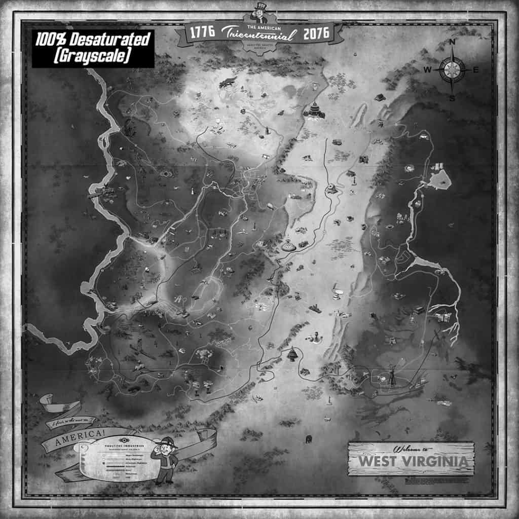 Ultimist's High Detailed Map - Fallout 76 Mod download
