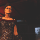 Glittering Sequin Dress 4k in Black and Red - Fallout 76 Mod download