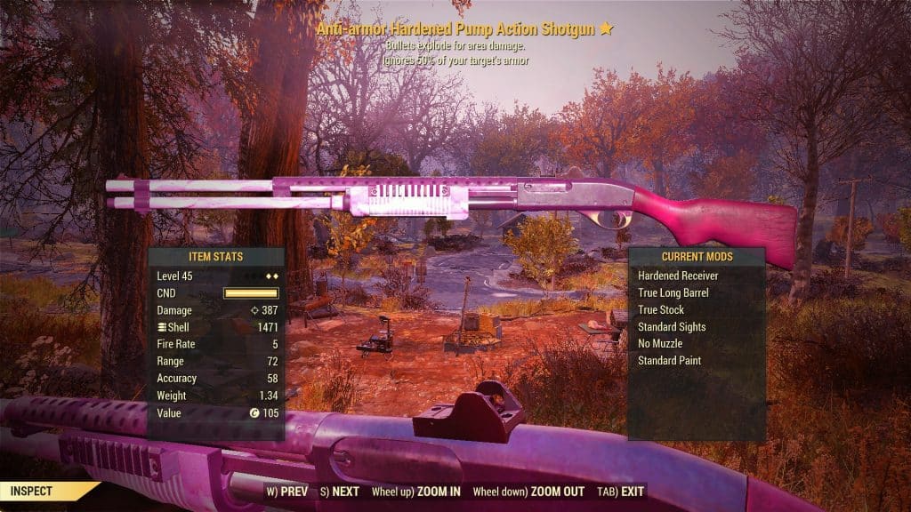 Pink Shotgun Reskins - Fallout 76 Mod download