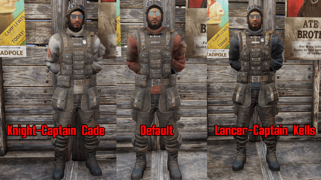 Field Scribe Officer Replacements - Fallout 76 Mod download