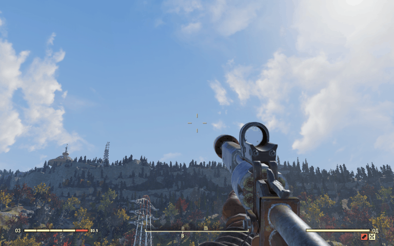 Pipe revolver - Normal reflex sight - Fallout 76 Mod download