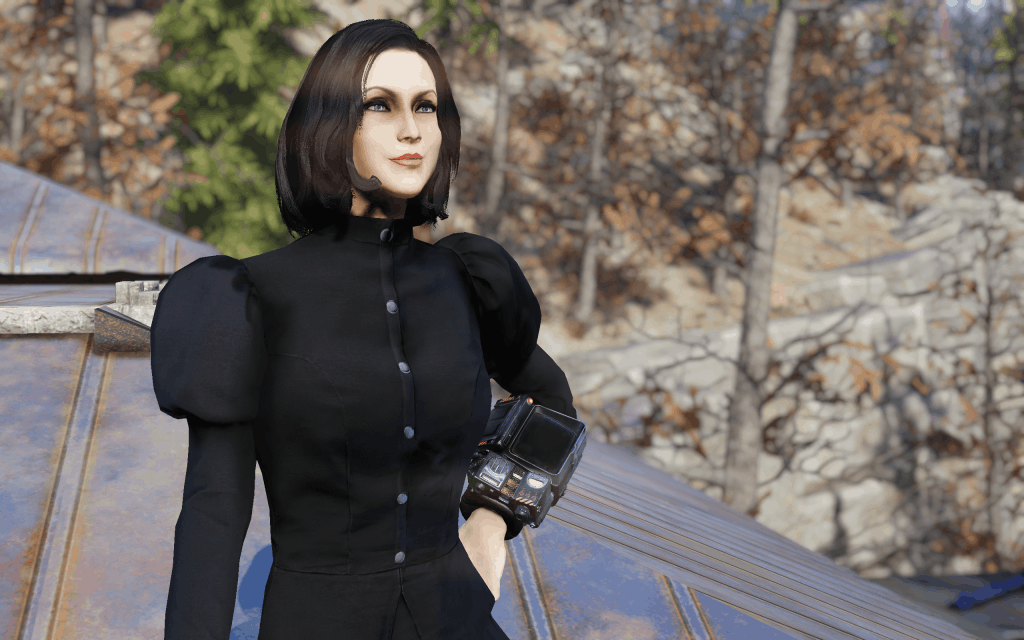 Clean Black Halloween Witch Costume - Fallout 76 Mod download