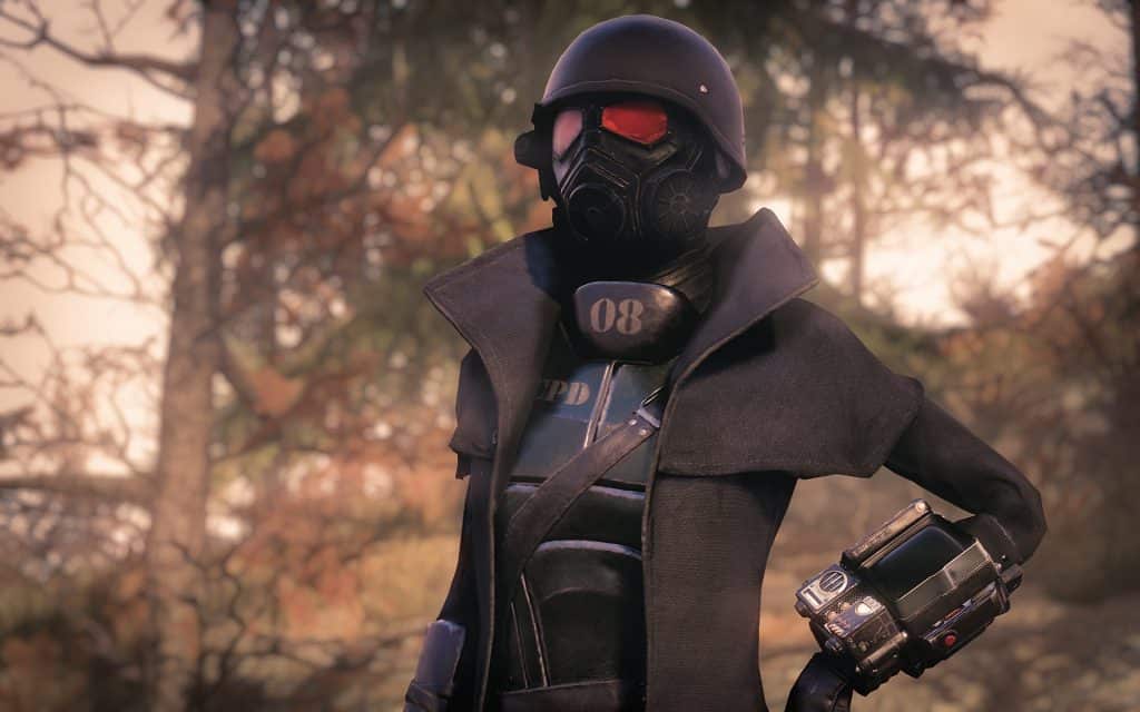 Clean Dark NCR Ranger Outfit (4k) - Fallout 76 Mod download