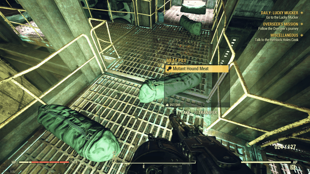 LPG Meat Pile Replacer - Duffle Bag - Fallout 76 Mod download