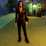 Clean Black Mobster Suit - Fallout 76 Mod download
