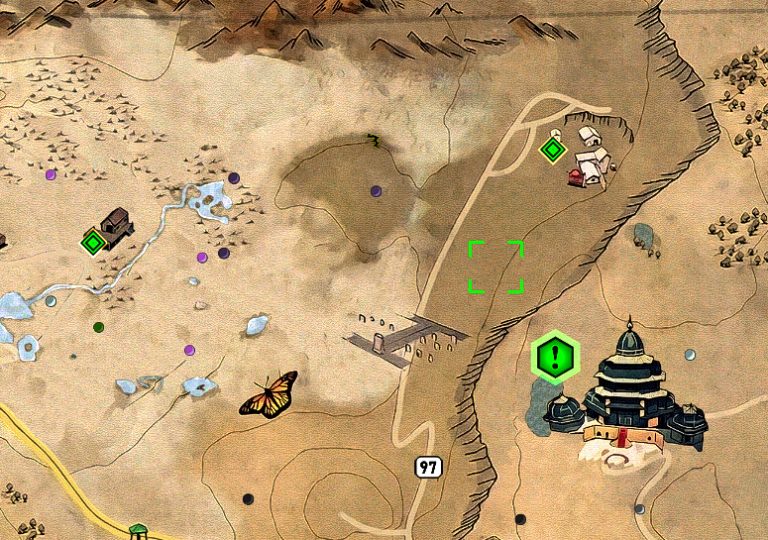 Green map quest markers - Fallout 76 Mod download