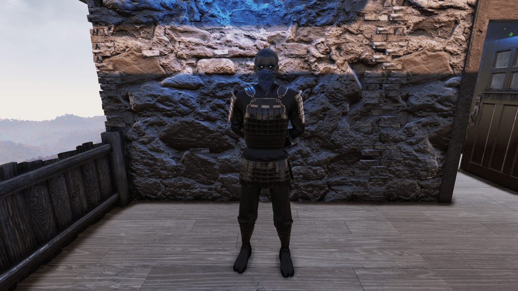 Samurai Outfit Color Swap (Black and Gold) - Fallout 76 Mod download