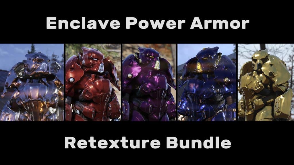 Enclave PA Retexture Bundle (4K) - Fallout 76 Mod download
