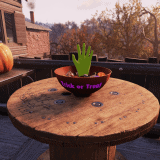 Halloween Candy Bowl Vintage Items and Bats Glow - Fallout 76 Mod download