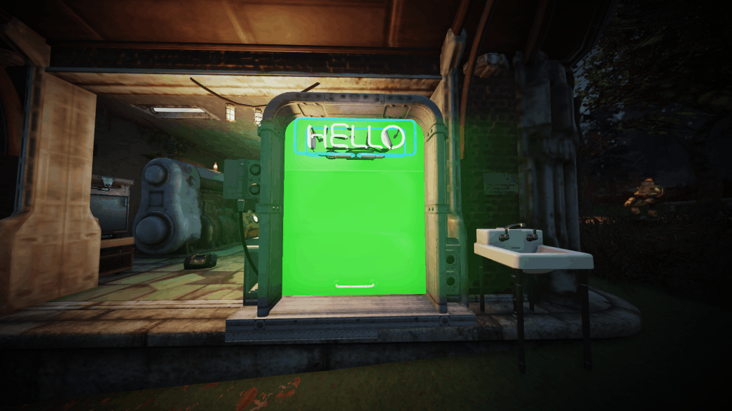 Glowing Shelter Doors - Fallout 76 Mod download