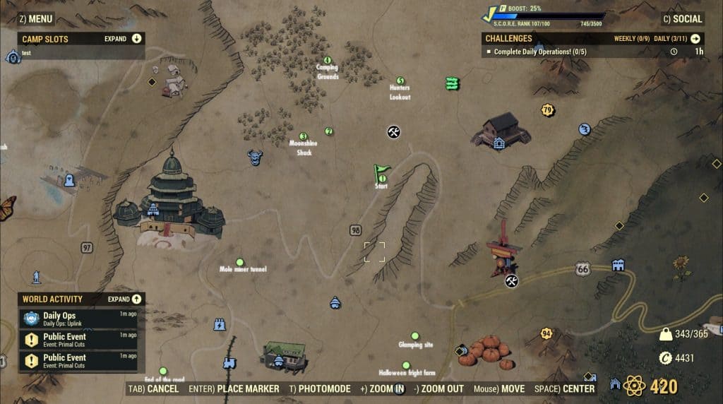 Discover 76 - Unmarked Locations MAP - Fallout 76 Mod download