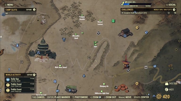 Discover 76 - Unmarked Locations MAP - Fallout 76 Mod download