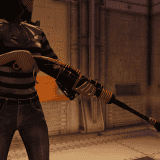 Black and Gold Alien Disintegrator - Fallout 76 Mod download