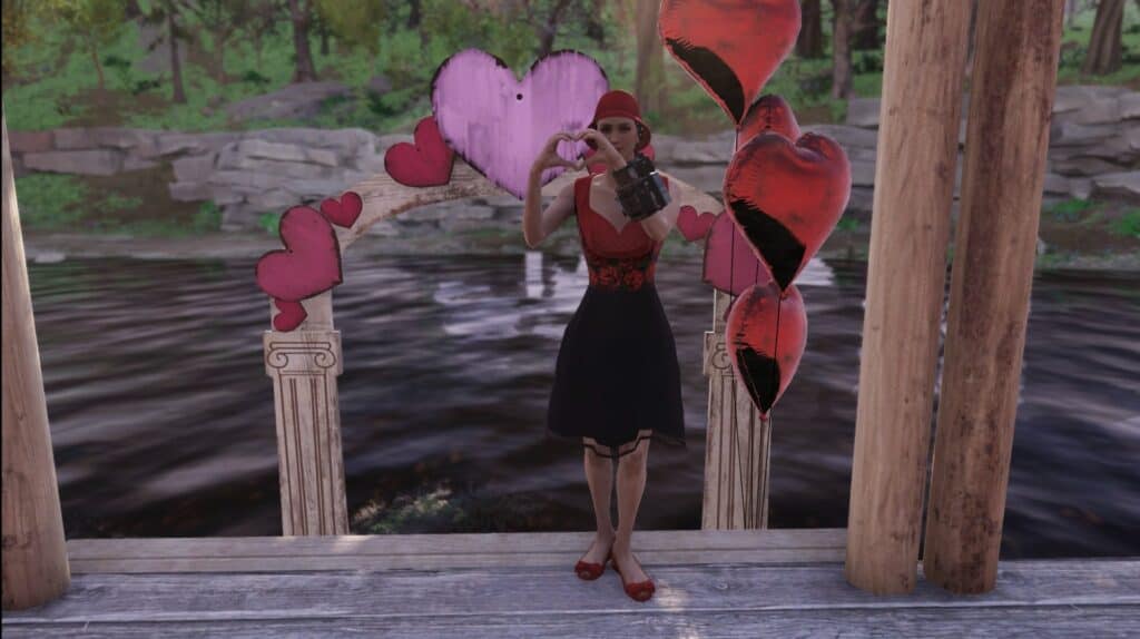 Valentine Dress (Stars and Stripes base) - Fallout 76 Mod download