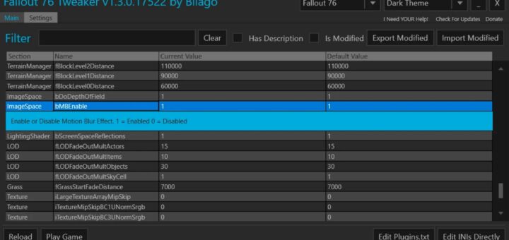 Fallout 76 Quick Configuration - INI-Editor - Fallout 76 Mod download Fallout 76 Quick Configuration - INI-Editor - Fallout 76 Mod download