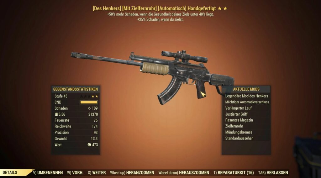 Handmade Overhaul - Fallout 76 Mod download