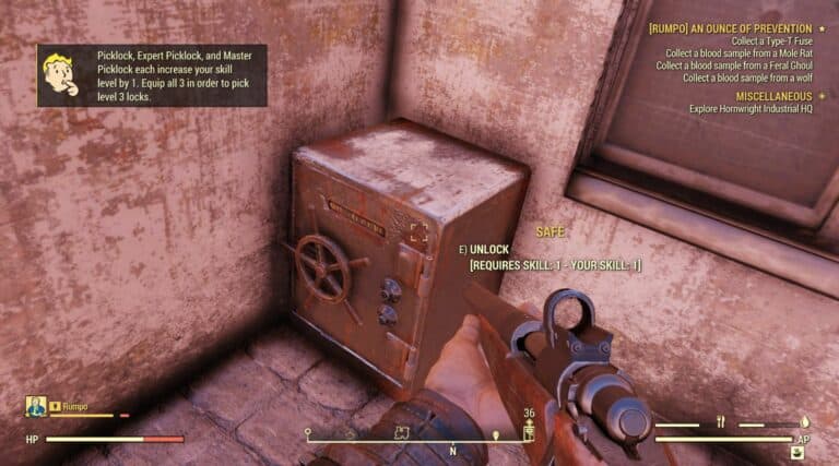 Picking range increased - Fallout 76 Mod download