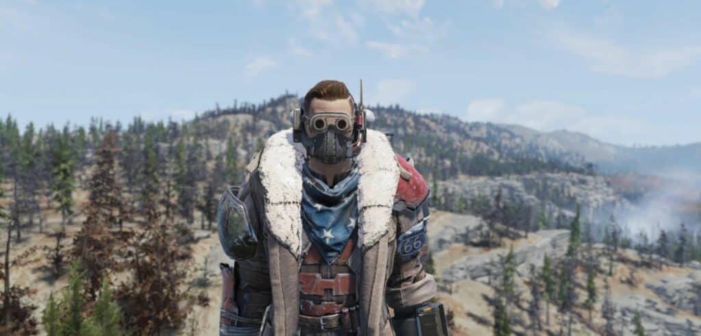 Wasteland Wanderer Headwear Googles Down - Fallout 76 Mod download