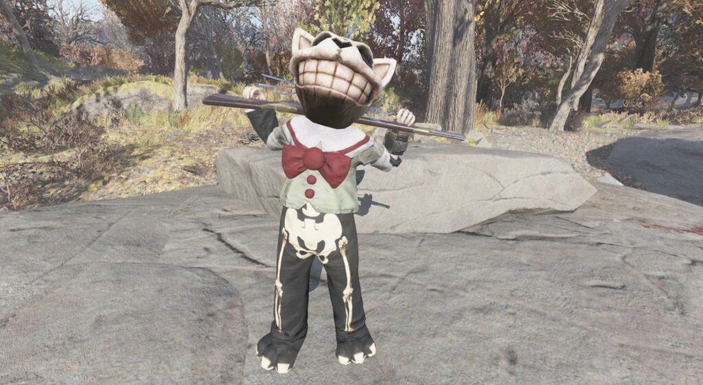 Mr Bony - Mr Fuzzy Mascot Amusement Park Outfit n Power Armor Helmet ...